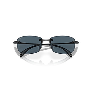 Costa Del Mar Unisex Sunglasses Shiny Black Frame, Gray Lenses, 60MM