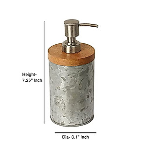 nu steel Confetti Galvanize Bath Accessory Set for Vanity Countertops, 4 Piece Luxury Ensemble Includes soap Dish, Toothbrush Holder, Tumbler, soap and Lotion Pump