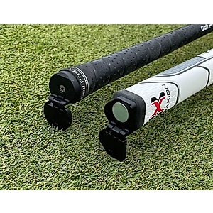 Golf Chipper and Putter Prop Stands – Hinged Putter Stand Cap Keeps Golf Club Shafts Off Ground – Putter Holder by HD Products (Ovesized)
