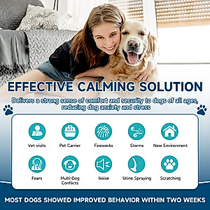 Dog Calming Diffuser Refills, 6 Pack Dog Calming Pheromones Diffuser for Dog Pheromones Calming Refill, 120 Days Anxiety Relief Stress Appeasing Pheromone Diffuser Calm Dog, Fits All Common Diffuser