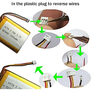 3.7v 1800mAh Battery Replacement for Corsair HS80 Headset Void Pro RGB HS70 Pro Virtuoso RGB SE Wireless Headset, HyperX Cloud Stinger 2,HyperX Cloud II Headset