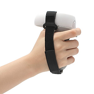 HIJIAO Knuckle Strap & Controller Grip Skin for Oculus Quest 2 (Gray)