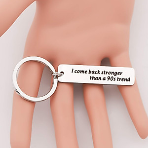 WSNANG Singer Music Wilow Lyrics Inspired Gift I Come Back Stronger Than a 90s Trend Singer Fans Gift (90s Trend KC)