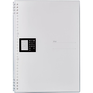 Kingjim 9856TTE TEFRENU Ring Notebook, A4, Transparent