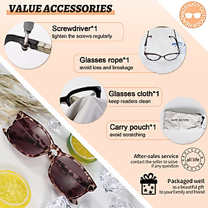 MARE AZZURO Reader Sunglasses for Women 0.50 0.75 1.00 1.25 1.50 1.75 2.00 2.25 2.50 2.75 3.00 3.25 3.50 3.75 4.00 (Leopard, 2.00)