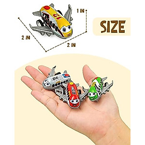 Vileafy 27Pcs Mini Pull Back Airplanes Set Party Favors for Kids Aged 4-8 Years Old, Birthday Return Gifts, Goodie Bag Stuffers, Potty Prizes, Pinata Fillers
