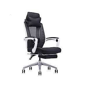 HOUKAI Home Reclining Office Chair Capacity Ergonomic Computer Mesh Recliner Executive Swivel Office Desk Chair Task Chair (Color : D)