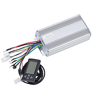 TQSHOoP 26" E-Bike Conversion Kit, 48V 1500W Electric Bike Rear Wheel Hub Motor Conversion Kit with LCD Display, Electric Bicycle Hub Motor Kit for Fat Tire