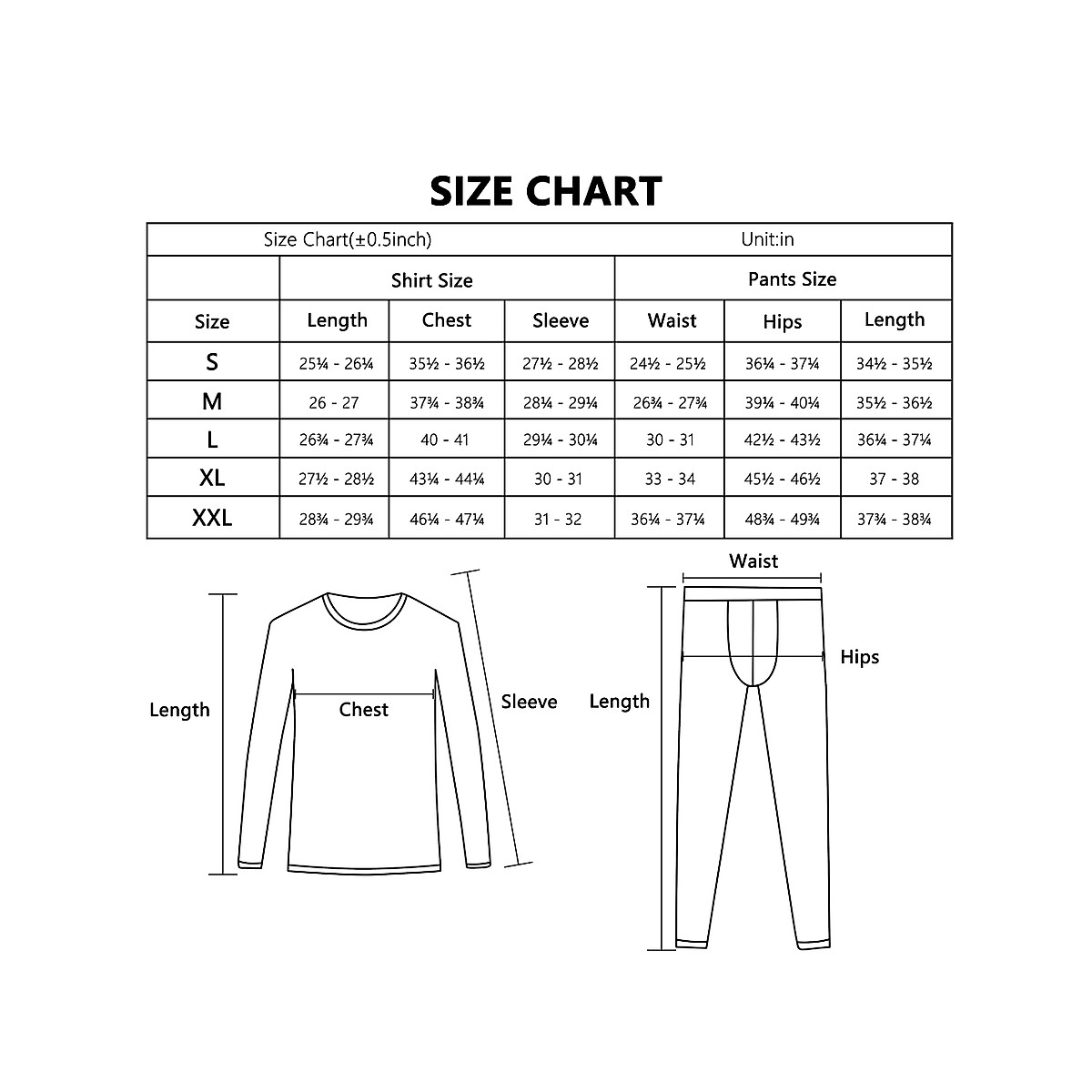 Little Donkey Andy Men's Thermal Underwear Set Performance Base Layer Wicking Active Long Johns Top & Bottom with Fly Gray XL