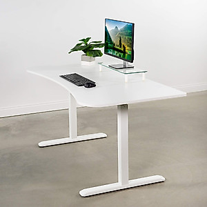 VIVO 63 x 32 inch Universal Table Top for Standard and Sit to Stand Height Adjustable Home and Office Desk Frames, White Desktop, DESK-TOP1W