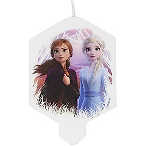 Wilton Disney Frozen 2 Birthday Candle, 3.5 in.