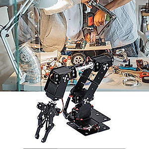 Robot Mechanical Arm, Metal Gear Smoothing Rotation Robot Arm Flexible Steering for Industrial Robot Parts