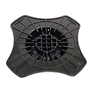 Foundation Block System for 1.5" - 2' Joist and Bearers as Well as 3.5" x 3.5" and 4" x 4" Posts, for Low Profile and Raised Decks, Sheds - DHFB1