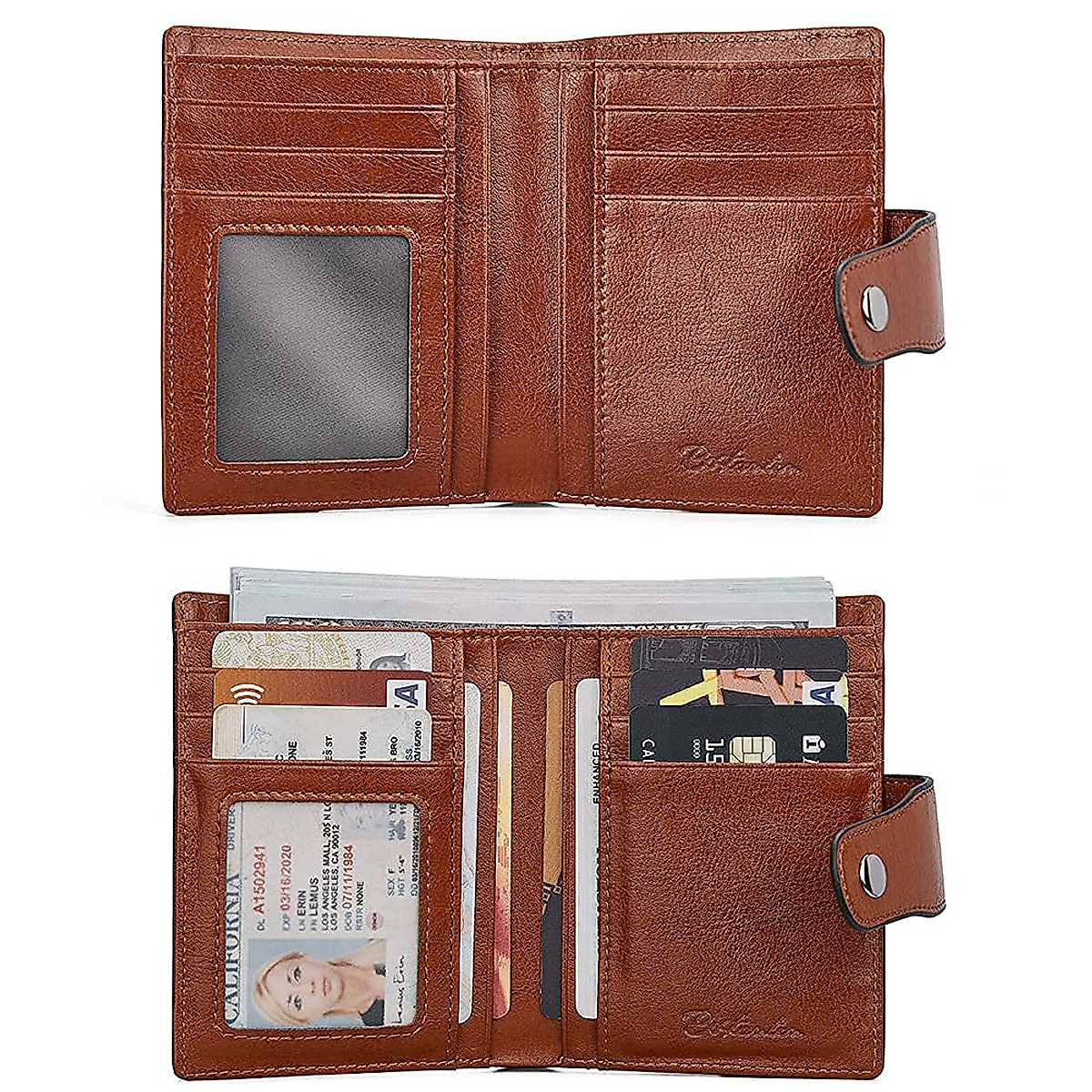 BOSTANTEN Handbags for Women bundle Women Leather Wallet