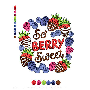 Notebook Doodles Sweets & Treats: Coloring & Activity Book (Design Originals) 32 Scrumptious Designs; Beginner-Friendly Empowering Art Activities for Tweens, on Extra-Thick Perforated Pages