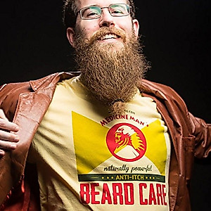 Medicine Man's Anti-Itch Beard Oil 2 FL OZ - 100% Natural & Organic Leave-in Conditioner for Men