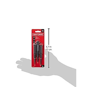 CRAFTSMAN Nail Set, 3-Piece Set (CMHT82541)