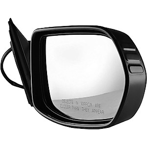 Dependable Direct Right Passenger Side Textured Side View Mirror for 2007-2011 Honda CR-V - Parts Link # HO1321226 OEM # 76200SWAA01
