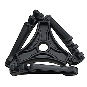 ZZHXSM Fuel Can Stabilizer for Camping Stoves Black Plastic Mini Foldable Canister Tripod Stand Base Bottle Shelf