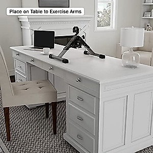 Under Desk Bike Pedal Exerciser with Calorie Tracker and Adjustable Resistance - Mini Foldable Indoor Home Gym Exercise Equipment by Wakeman