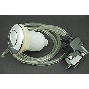 On Off PUSH BUTTON Switch Jetted Whirlpool Jet Bath Tub Spa Garbage Disposer Disposal Air Switch Kit - Push Button