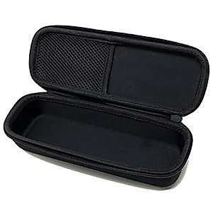 Arber Large Capacity Pencil Pen Case - Simple Zipper Organizer Box - Hard Sided Slim Art Pouch Bag for Colored Markers - Adults Teens Boys Girls Office Supply School College (Black)