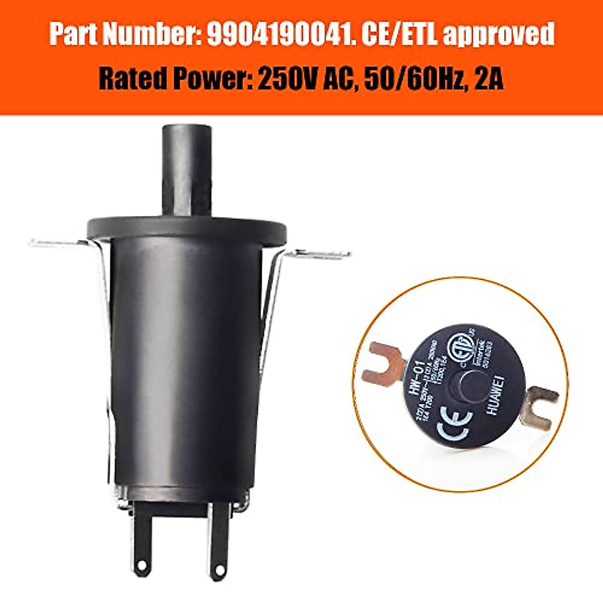 DONSIQIZZ 2-Pack Hopper Lid/Door Switch Kit Replacement Part for Masterbuilt Gravity Series 560/800/1050 XL & Digital Charcoal Grill + Smokers