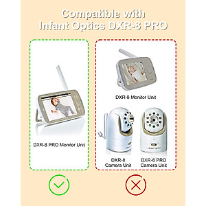 Replacement for Infant Optics Dxr-8 Pro Charger Only Compatible with Infant Optics Baby Monitor (NOT for Camera Unit/NOT for DXR8)