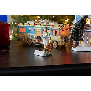 Department 56 Snow Village National Lampoon's Christmas Vacation Cousin Eddie's RV Lit Figurine, 7.87 Inch, Multicolor