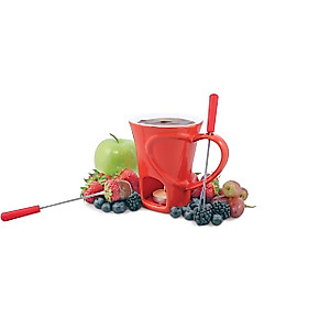 Swissmar F12066 4-Piece Sweetheart Chocolate Fondue Mug Set