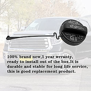 YITHSWAY 77300-07030 77300-53030 Gas Cap Fuel Cap For 2014-2021 Toyota Venza Highlander Sienna Tacoma Camry RAV4 Corolla Avalon Tundra Sequioa Prius C-HR,Lexus CT200h ES300h ES350 GS450h NX300h RX350.