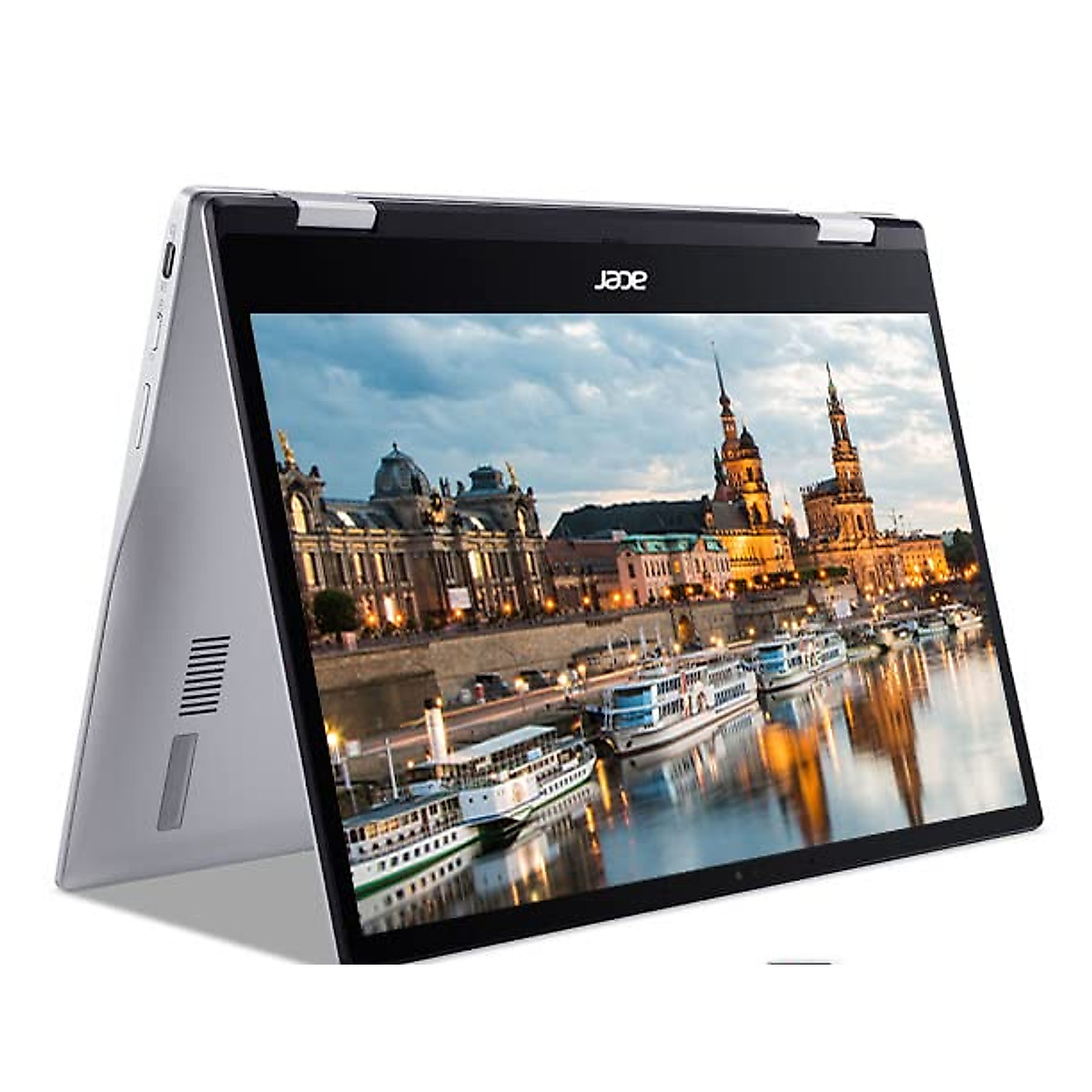 2022 Acer Convertible 2-in-1 Chromebook-13inch Frameless FHD IPS Touchscreen, Qualcomm 8-Core Processor, 4GB DDR4 Ram, 64GB eMMC SSD, Webcam, Chrome OS (Renewed) (Silver)