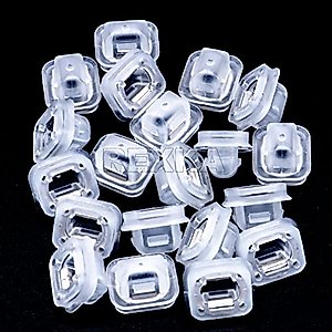 Rexka 20pcs Interior Trim Moulding Door Retainer Trim Finisher Clips E46 E90 E91 X5 Compatible with BMW E46 E90 E91 E92 320i 323i 325i 328i 330i M3 X5 E53 07149158194