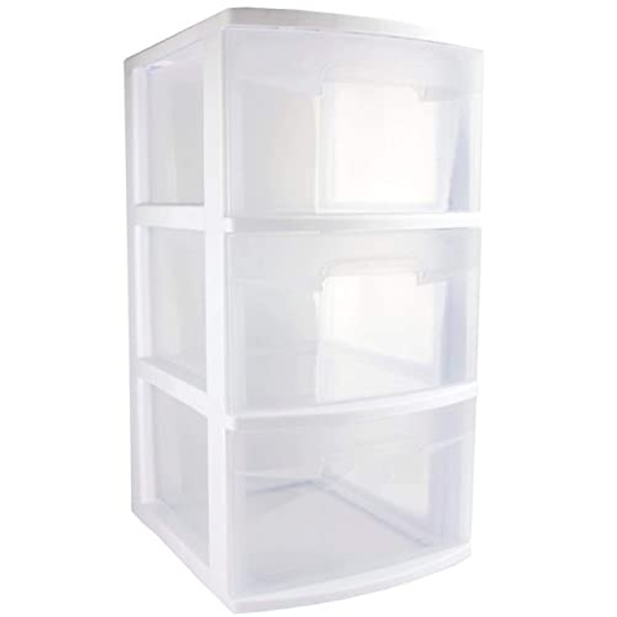 Sterilite 28308002 3Drawer Cart, White