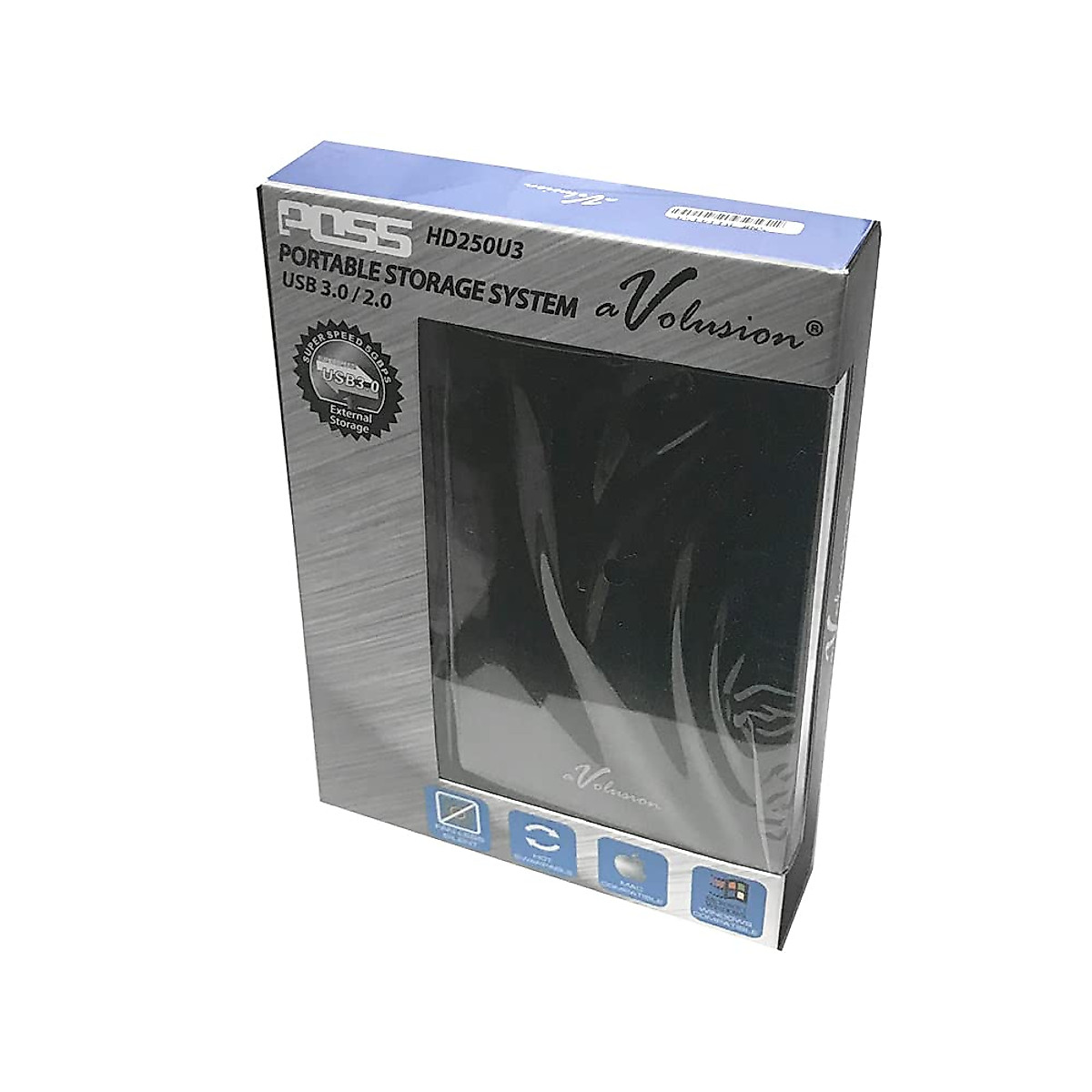 Avolusion HD250U3 320GB USB 3.0 External Gaming Hard Drive (for PS4, Pre-formatted) - 2 Year Warranty