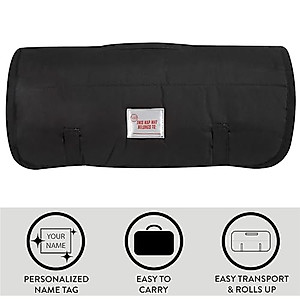 Idea Nuova Marvel Spiderman Super Soft Toddler Quilted Nap Mat with Built in Pillow, 26"x46", Multicolor