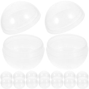 OSALADI Vending Machines 20pcs Vending Machine Toy Machine Transparent Shell Shell for Machine Collection Beaded Storage Packaging Display (70mm New Material 20pc) Multipurpose