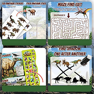 Dinosaur Toys for Kids 3-5 Dinosaur Book with Sounds 30 Species Names & Realistic Sounds Interactive Dinosaur Toys for Boys Girls Kids 2 3 4 5 6 7 Year Old Dinosaur Toys for Kids Gifts