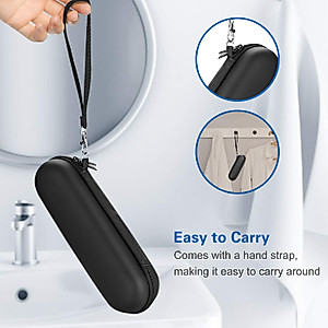 ProCase Travel Case for Oral-B/Oral-B Pro Smartseries/IO Serie Sonicare Protective Clean Electric Toothbrush, Hard EVA Case Cover Storage Bag Holder with Mesh Pocket for Accessories -Black