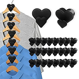Hangers Space Saving, 24PCS Hanger extender hooks, Hanger Connector Hooks, Clothes Hanger, Connector Hooks, Premium Smart Hanger Extender Hooks, Space-Saving Hanger Connector Set That can Link Hangers
