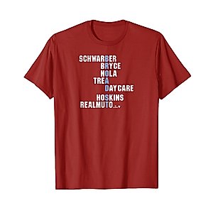 Broad St Names - Philadelphia Baseball T-Shirt