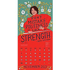 The Future Is Female Wall Calendar 2021: A Year of Art and Activism