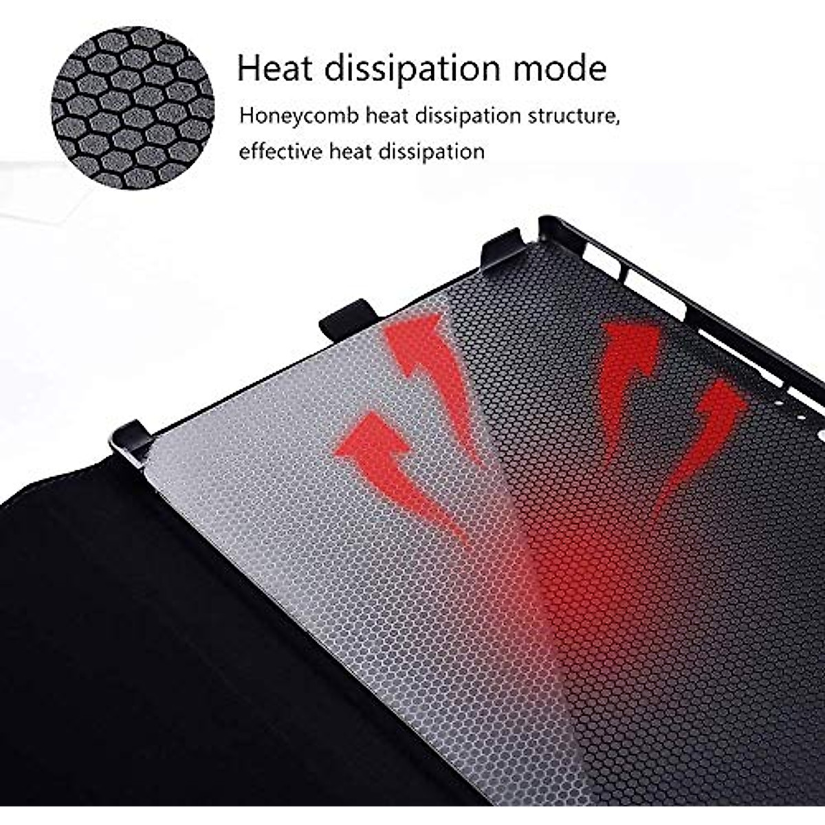 Protective Case for Microsoft Surface Pro 7 / Pro 6 / Pro 5 / Pro 4 with Pen Holder, Multiple Angle Polyester Slim Light Shell Cover,Compatible with Type Cover Keyboard (12.3 inch, Grey Cobalt Blue)