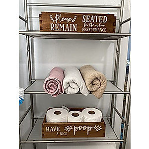TJ.MOREE Bathroom Toliet Roll Storage Box, Use in Bathroom Toilet Paper Storage Bathroom Decor Box
