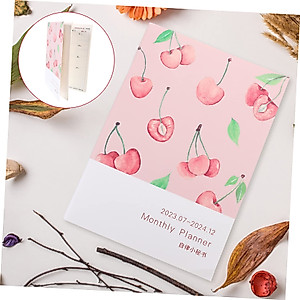 Tofficu 5pcs Calendar Planner Workout Calendar 2023 Budget Notepad Appointment Planner Diary Notepad Planner Notebook 2023-2024 Planner Monthly Planner Paper Dating Calendar Book Pocket