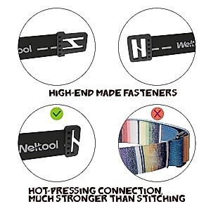 Weltool Durable Elastic Headband Replacement Elastic Strap for Most Black Diamond Petzl Princeton Tec Energizer Pelican Silva Fenix Headlamps 1”Width Comfortable Headlamp Band