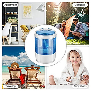 InLoveArts Portable Shoes Washing Machine, Mini Portable Washing Machine, Smart Lazy Automatic Shoes Washer, For Apartments Camping Dorms Business Trip College Rooms