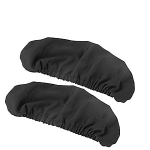 Fdit 1 Pair Removable Chair Armrest Covers Elastic Protector Office Armchair Cover (Black)
