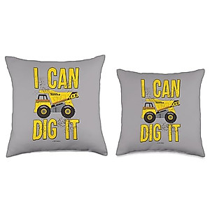 Tonka Can Dig It Throw Pillow, 16x16, Multicolor