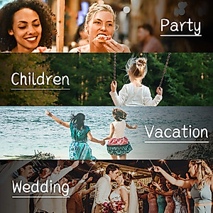 WILLBOND 4 Pcs Messy Hair Bun Hairpiece Tousled Updo for Women Hair Extensions Straight Short Ponytail Elastic Scrunchies Curly Hair Accessories (Brown mix Blond/12H24,Basic Style)